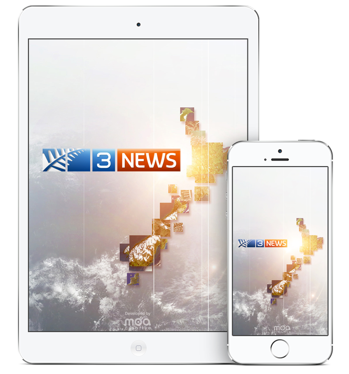 3News - Mobile app developed by Moa Creative